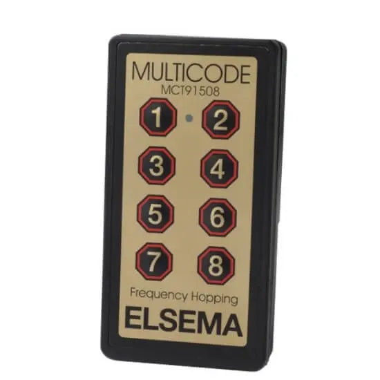 Elsema MCT91508 Remote – Multicode 8-Button Long Range Transmitter ...
