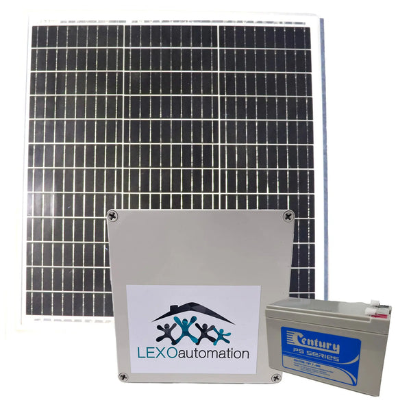 12V Solar Kit for Gate Automation | Compact Off-Grid Power System ...