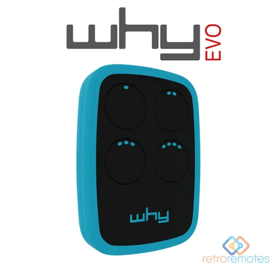 Why Evo Universal Remote | Multi-Brand 4-Button Transmitter – Retro Remotes